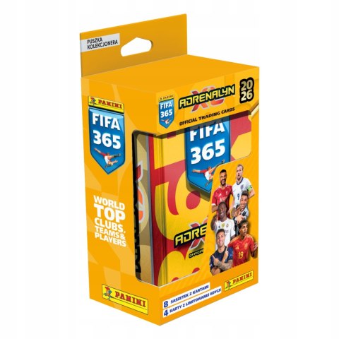 BOX Saszetki 50 sztuk FIFA 365 2026 Panini 300 Kart Karty Piłkarskie ...
